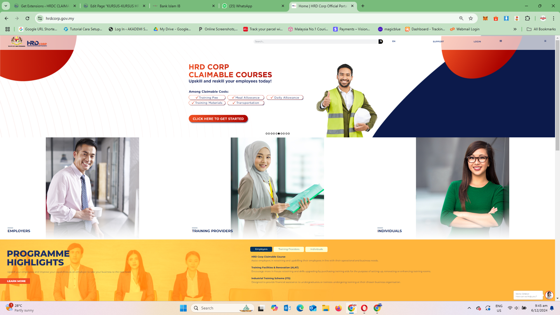 KURSUS-KURSUS HRD CORP CLAIMABLE - HRDC CLAIMABLE COURSE LISTINGS